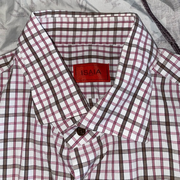 Isaia | Shirts | Isaia Napoli Button Up Shirt Made In Italy | Poshmark
